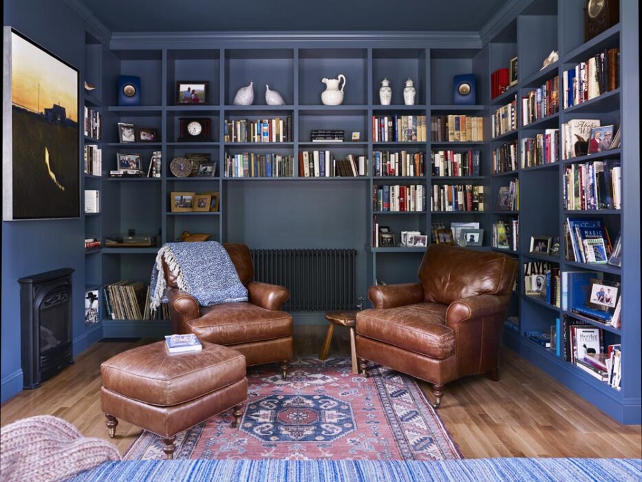 Wogan Brothers Craft a Cozy Custom Library in a Greek Revival Residence ...